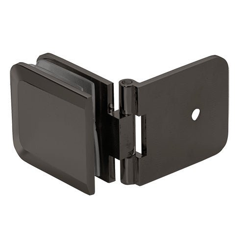 Adjustable Beveled Wall Mount Glass Clamp ADJBEV0370RB - Shower Hardware