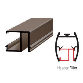 CRL 72" Header Filler for CK/DK Cottage Series Sliders DK62BN - Shower ...