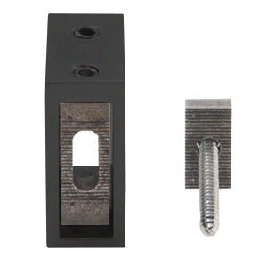 CRL Adjustable Height Track Holder Fitting for Wall - 2/Pack SERAHW2BS ...
