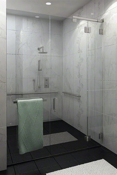 CRL CLEAR SPACE™ Complete Right Hand Swinging Kit CLSK1RBR - Shower ...