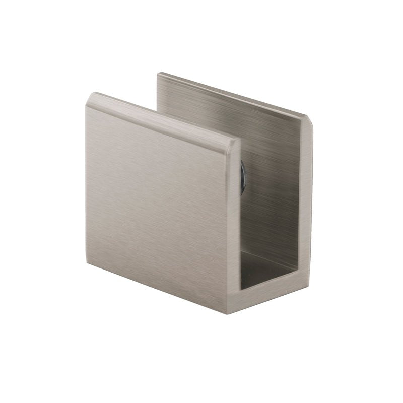 FHC Square Wall Mount Shelf Clamp 1-1/8" X 1" SBM1BN - Shower Hardware
