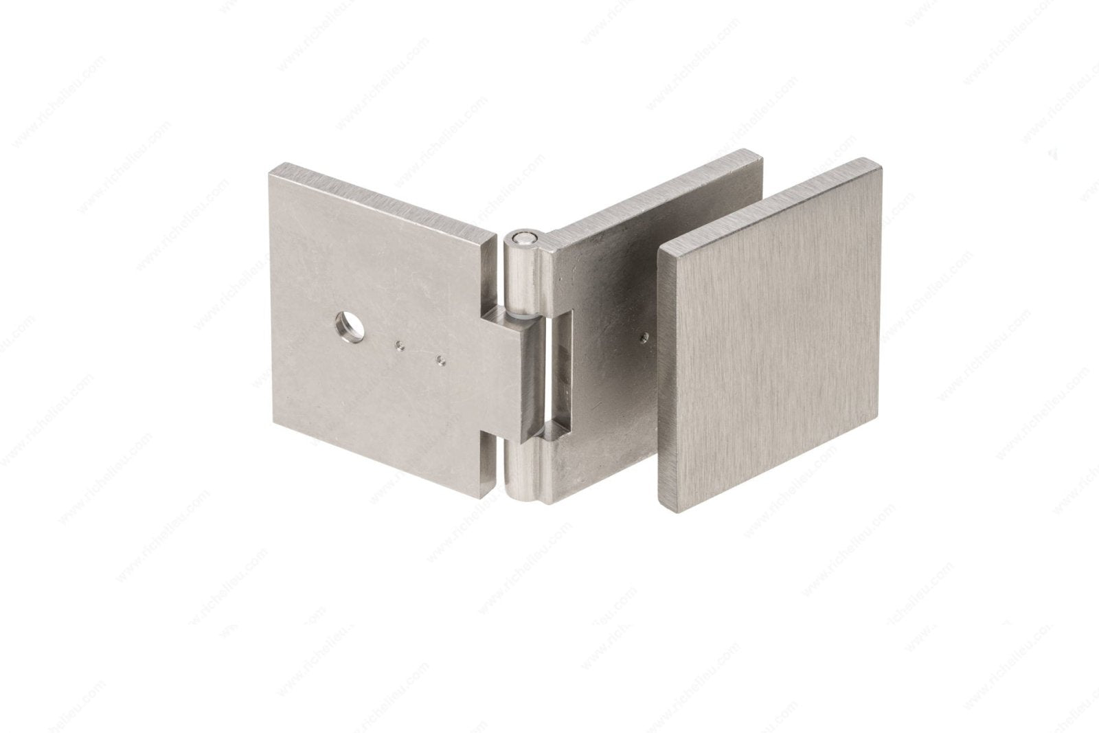Glass-to-Wall Adjustable Clamp - Square SC1ASQW195 - Shower Hardware