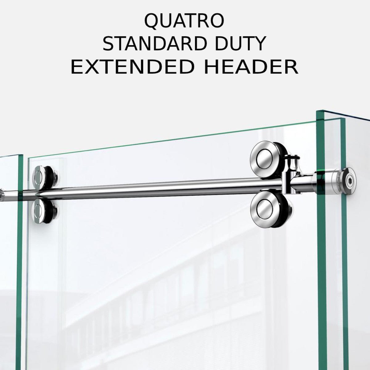 Quatro Standard Ext 118” Header Track Quatro EXT Standard Sliding ...