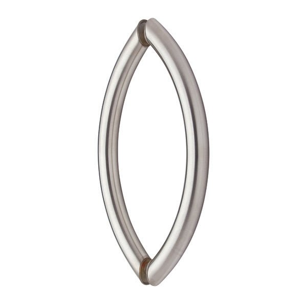 Crescent Type 8″ Back to Back Handle Pull SDH-CR8-BS - Shower Hardware