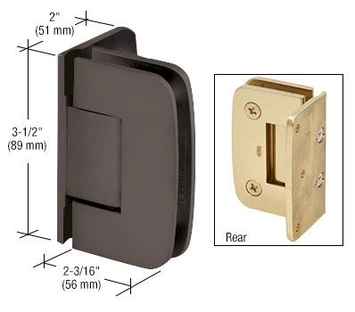 Roman Hinge - Offset Back - Shower Hardware