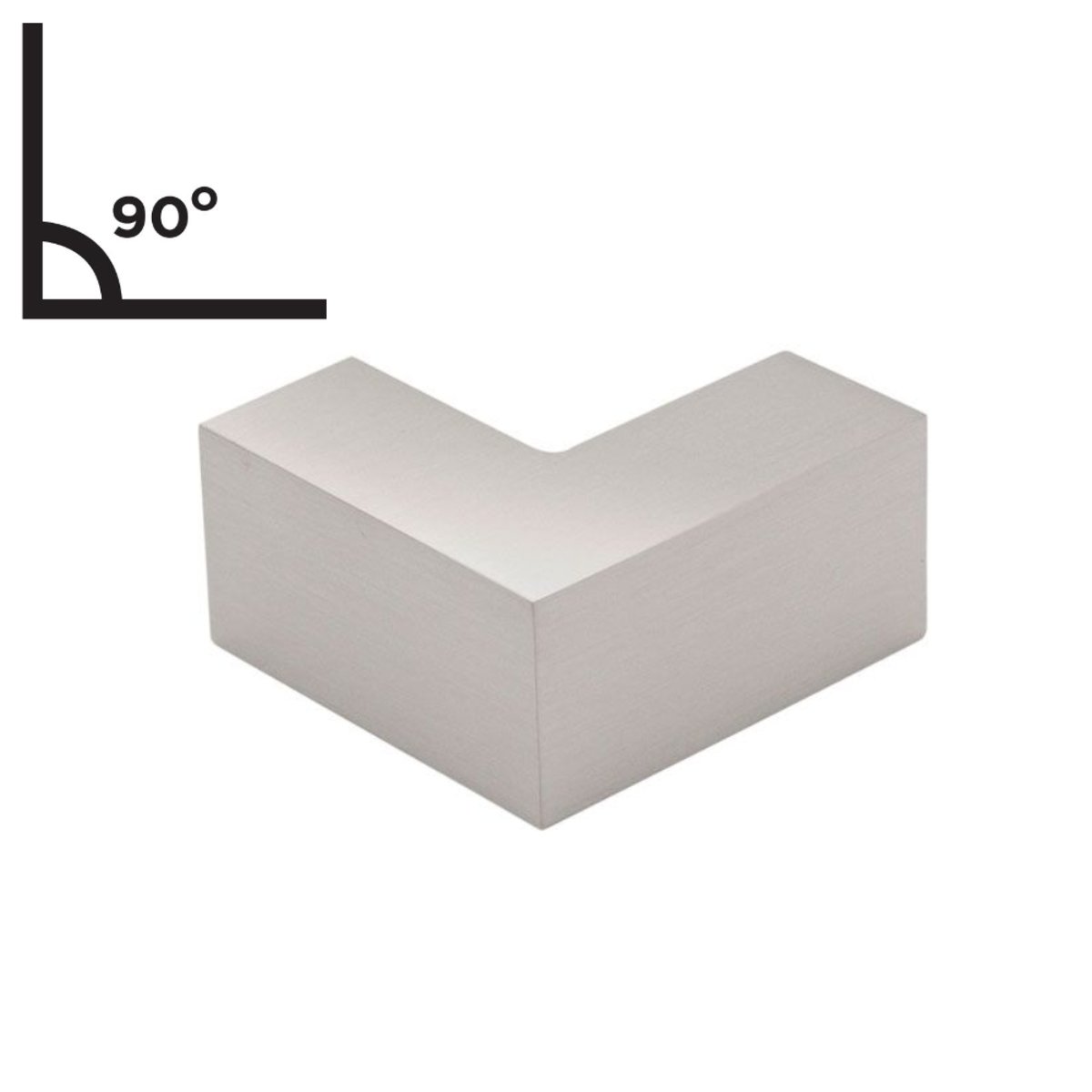 90° Sleeve Over Clamp SLE-90-Brushed Nickel - Shower Hardware