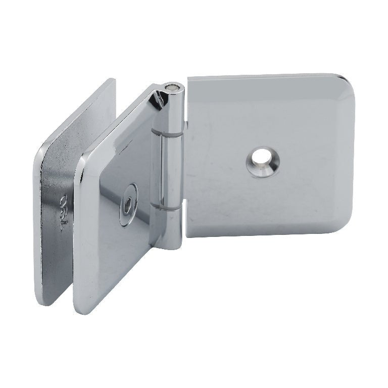 Adjustable Beveled Wall Mount Glass Clip CPGTWAVB - Shower Hardware