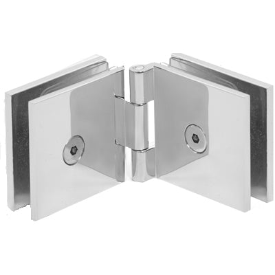 Adjustable Square Glass-to-Glass Clip CGTGAPN - Shower Hardware