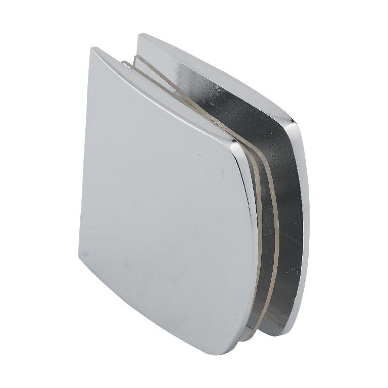 Cambered Face Wall Mount Glass Clip CRGTW1C - Shower Hardware